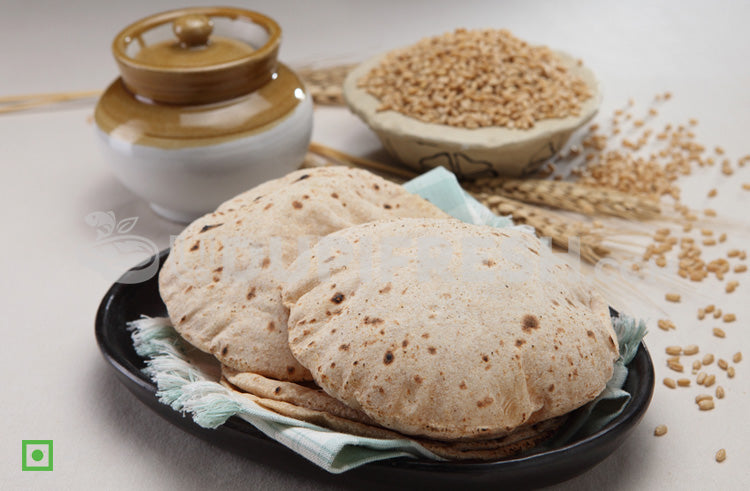 Ready to Cook Wheat Chapati Pack of 10 – UDUPI FRESH