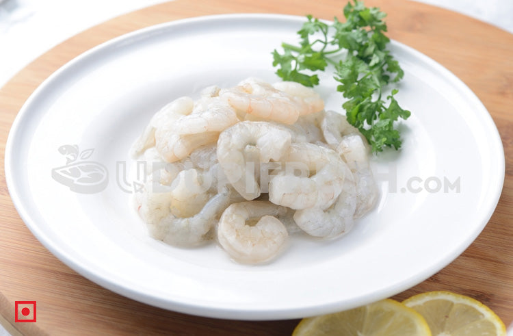 Fresh Peeled Small White Prawns, 500 g – udupifresh.com